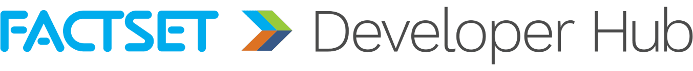 FactSet Developer Hub